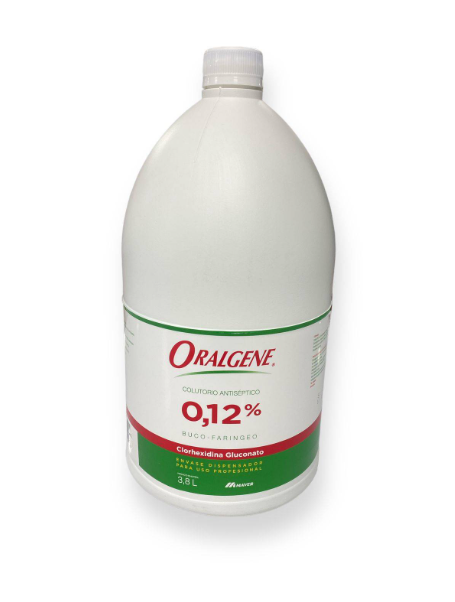 Oralgene 3.8 L con Clorhexidina 0,12% (Bidón) - Safe Care Chile