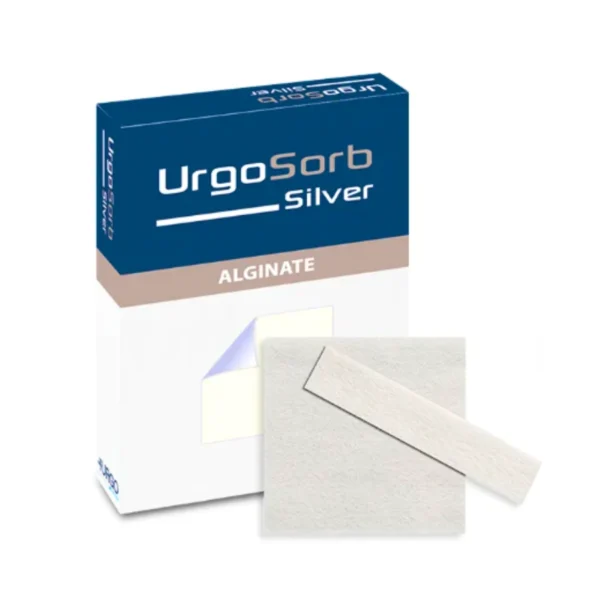 Urgosorb Ag Silver 10×10 cm – Caja x 10 unidades - Safe Care Chile