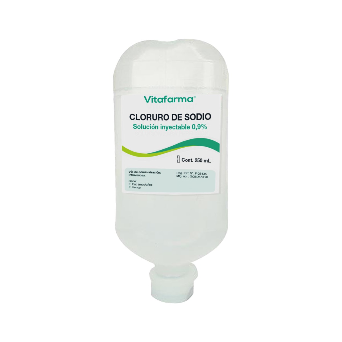 Cloruro de Sodio Solución Inyectable 0.9% 250ml (Por Unidad) - Safe Care Chile