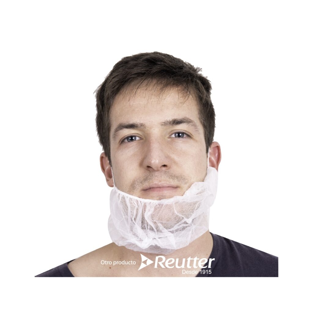 Cubre Barba con Elástico Tresor (1 Bolsa 100 unid.) - Safe Care Chile