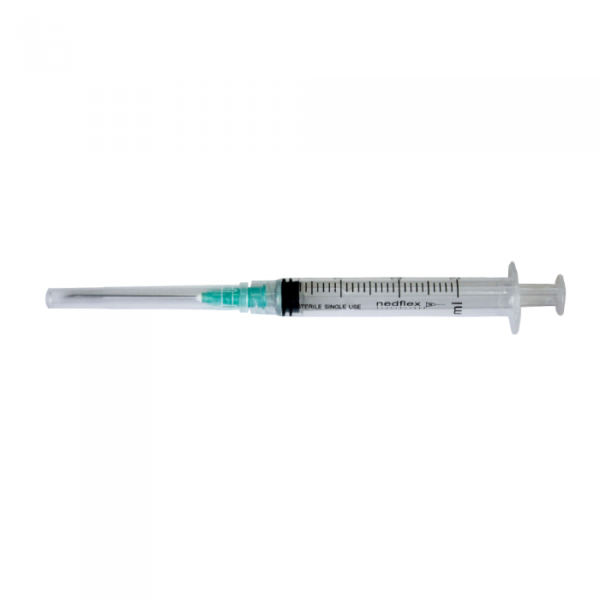 Jeringa 3cc con Aguja 21G X 1 ½" Nedflex (1 Caja 100 Unid.) - Safe Care ...