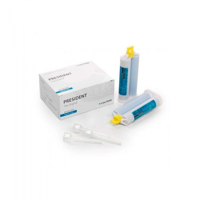Silicona Mediana President 2 x 50ml Coltene (Kit Completo) - Safe Care Chile
