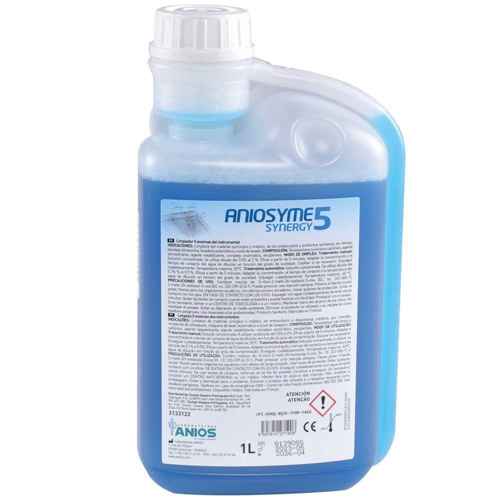 Aniosyme Synergy 5 Detergente Enzimatico - Safe Care Chile