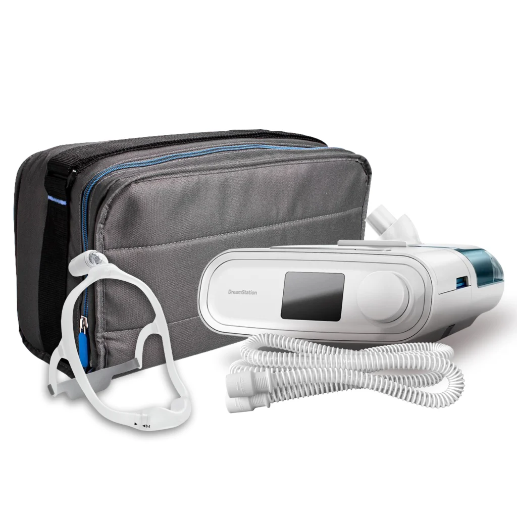 Auto CPAP DreamStation con Tubo Estándar y Mascarilla Nasal DreamWear ...