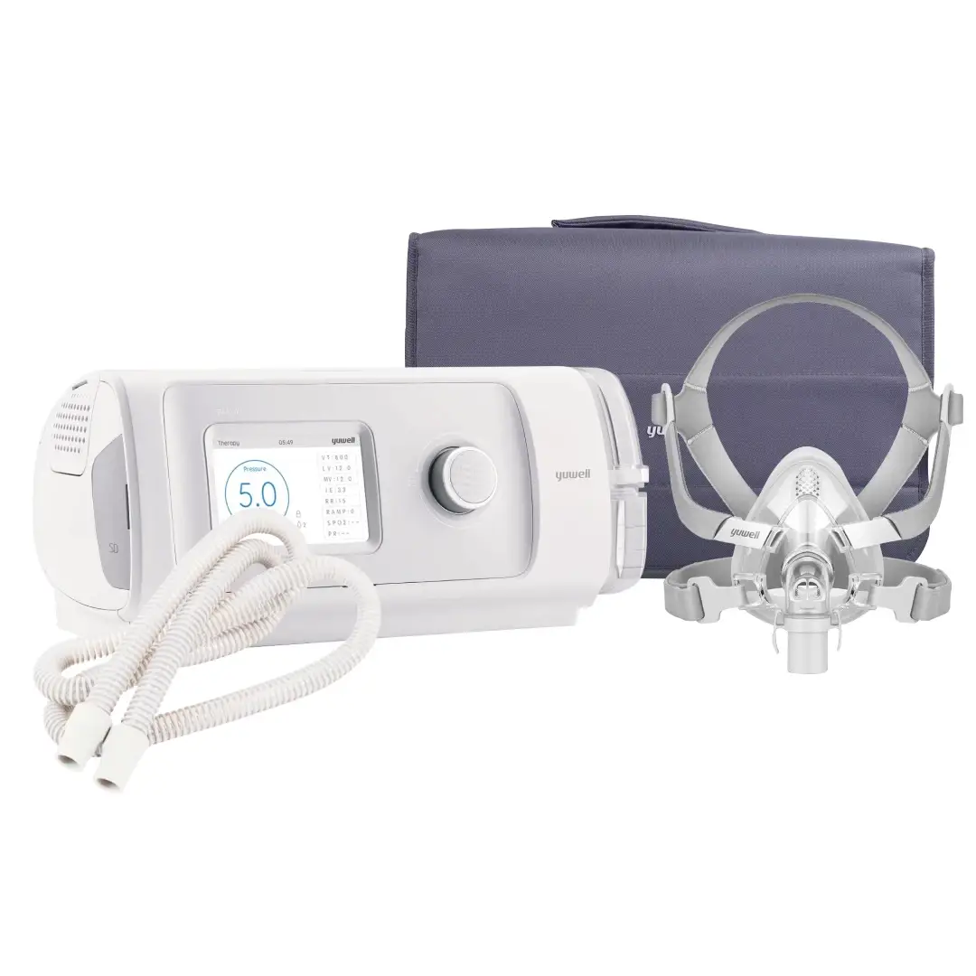 Bipap YH-830 con Tubo Estándar y Mascarilla Buconasal YF-02 Yuwell (Kit ...