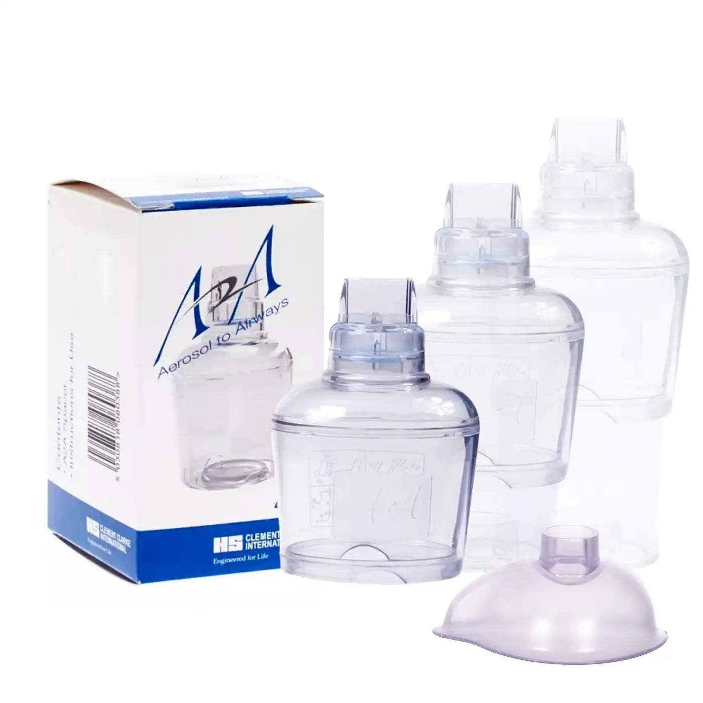 Aerocámara A2A Plegable Pediátrica con Mascara - Safe Care Chile